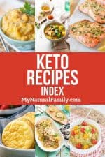 Keto Recipes Index - Low Carb - My Natural Family
